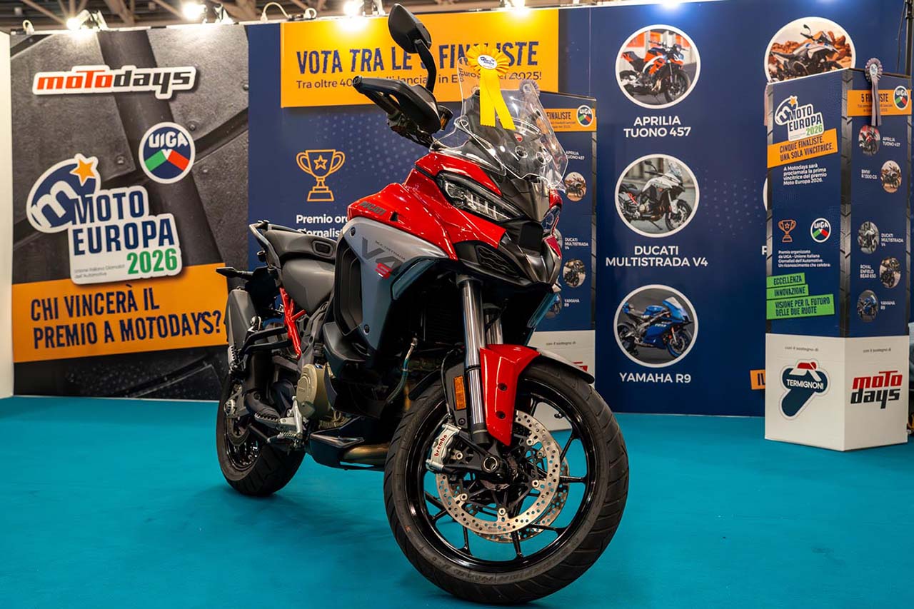 Premio Moto Europa 2026: Ducati Multistrada V4 vince la prima edizione ...